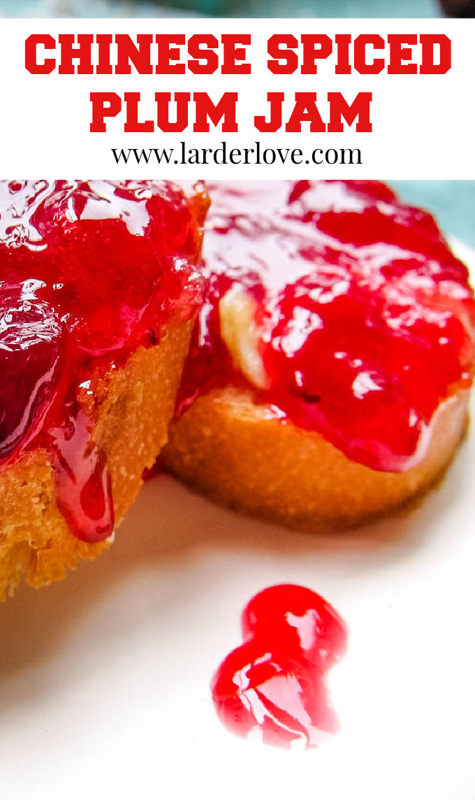 Easy Plum Jam With Asian Spices - Larder Love