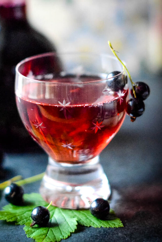 Homemade Cassis (French blackcurrant liqueur) - Larder Love