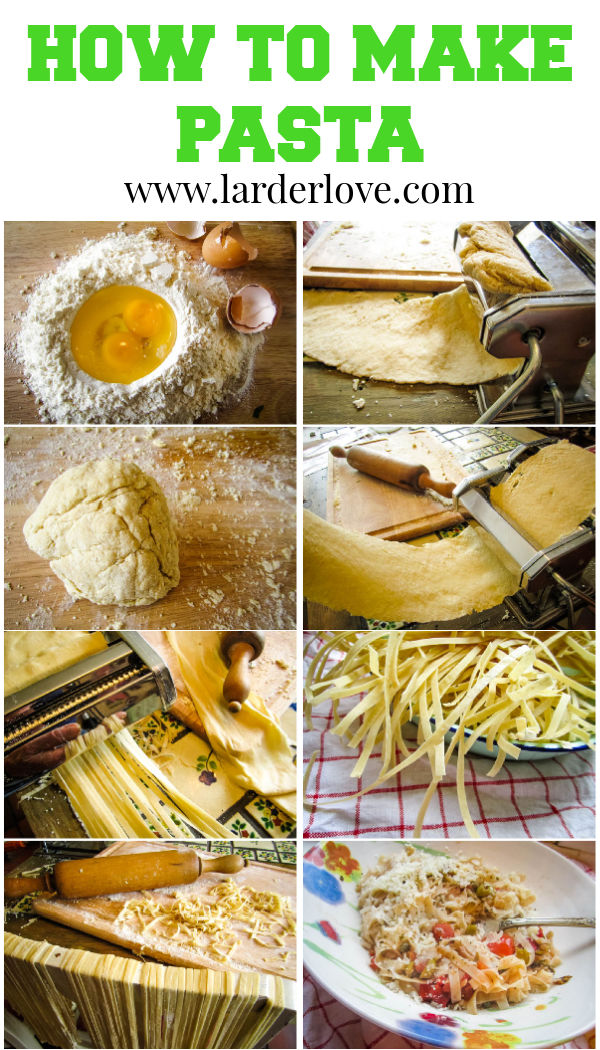 Homemade Pasta With Only 2 Ingredients (+Video!) - Larder Love