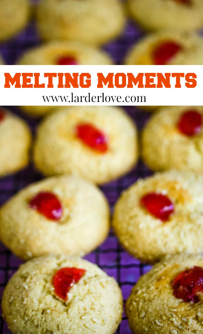 Traditional Melting Moments Biscuits/Cookies - Larder Love