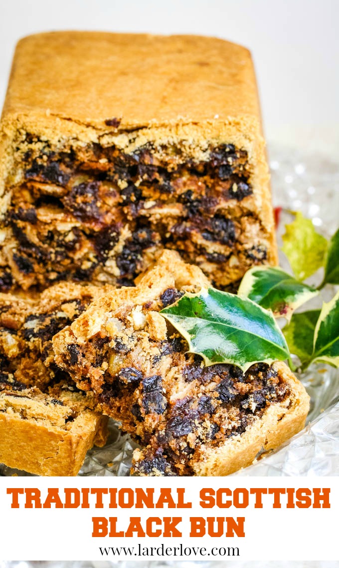 Traditional Scottish Black Bun Cake For New Year - Larder Love