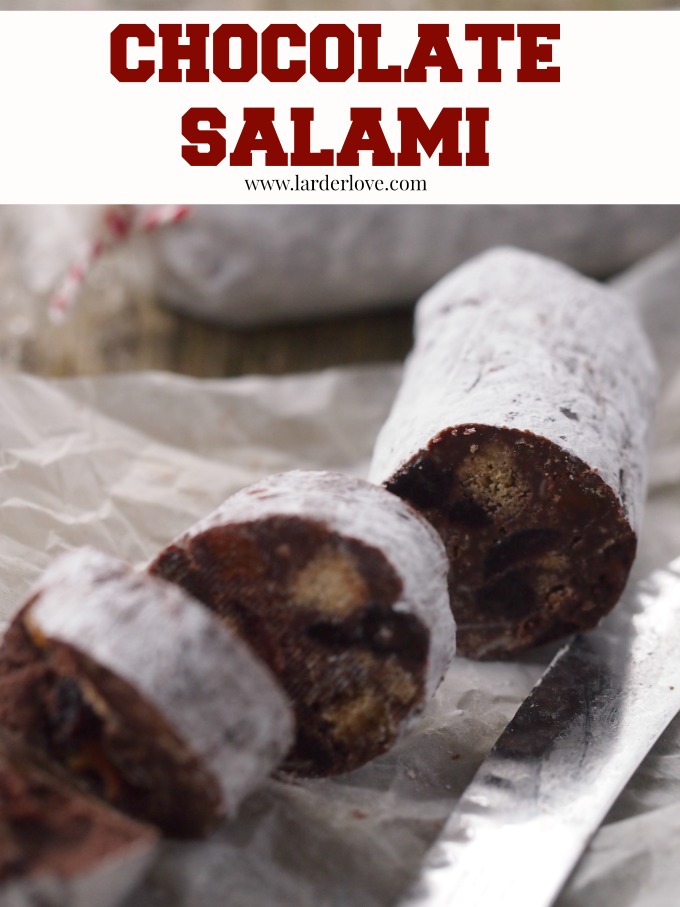 A super easy recipe for no-cook chocolate salami the perfect sweet treat