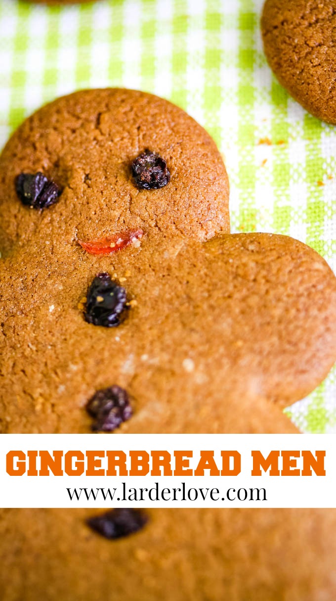 Old Fashioned Traditional Gingerbread Men - Larder Love
