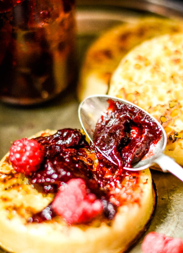 Easy Raspberry & Chocolate Jam - Larder Love