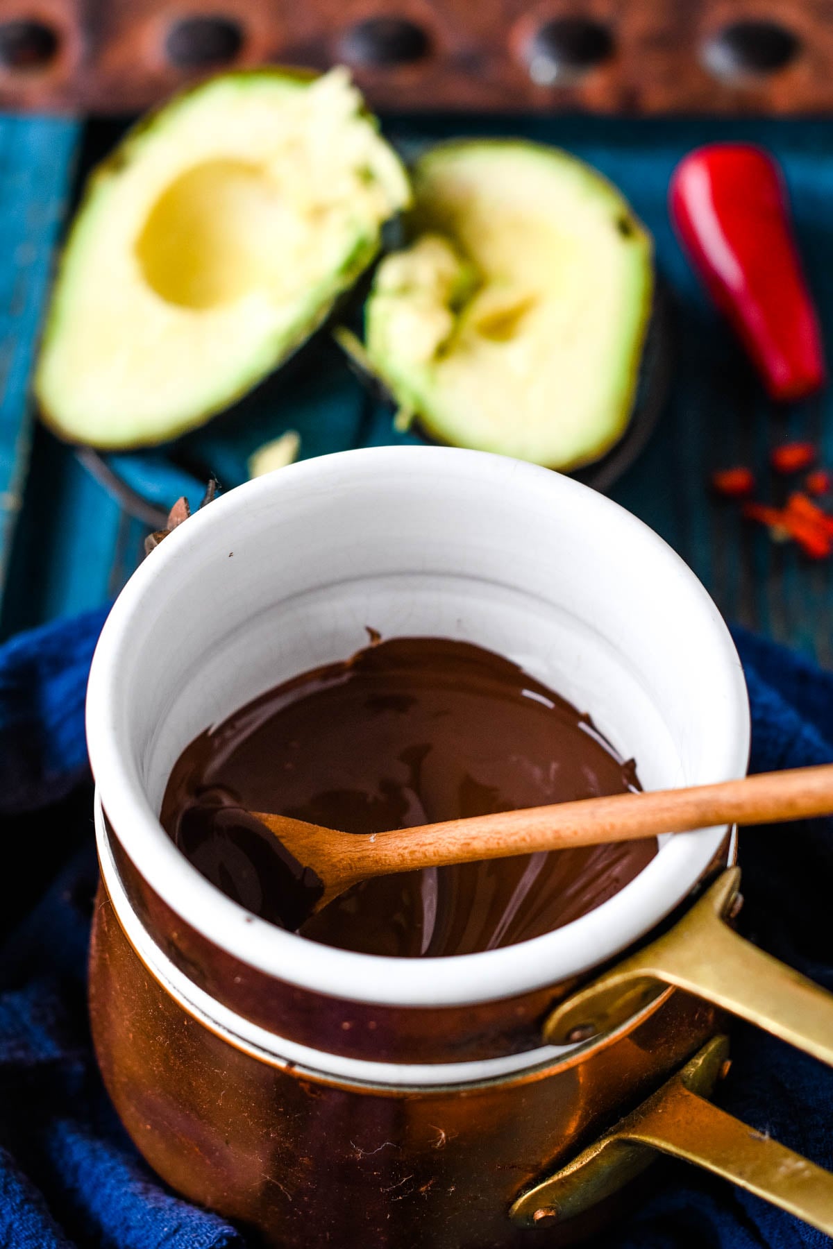 3 Ingredient Vegan Chocolate Avocado Spread - Larder Love