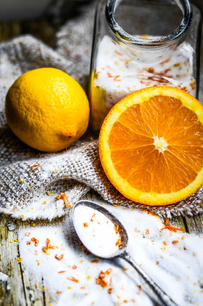 Super Easy Homemade Citrus Sugar - Larder Love