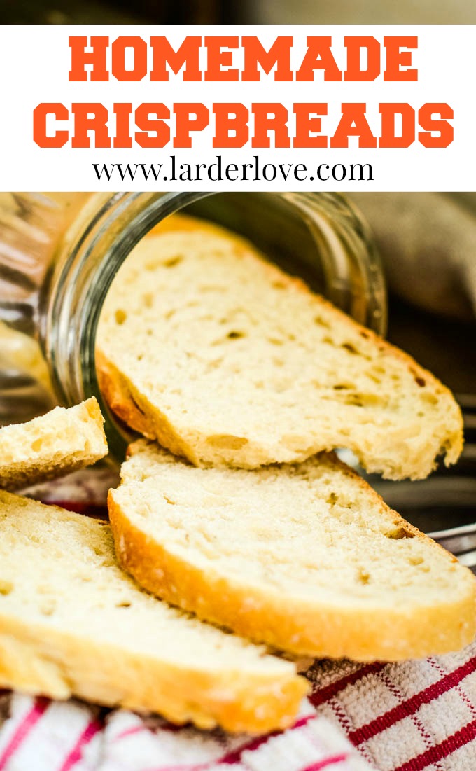 Super Easy Homemade Crispbreads - Larder Love