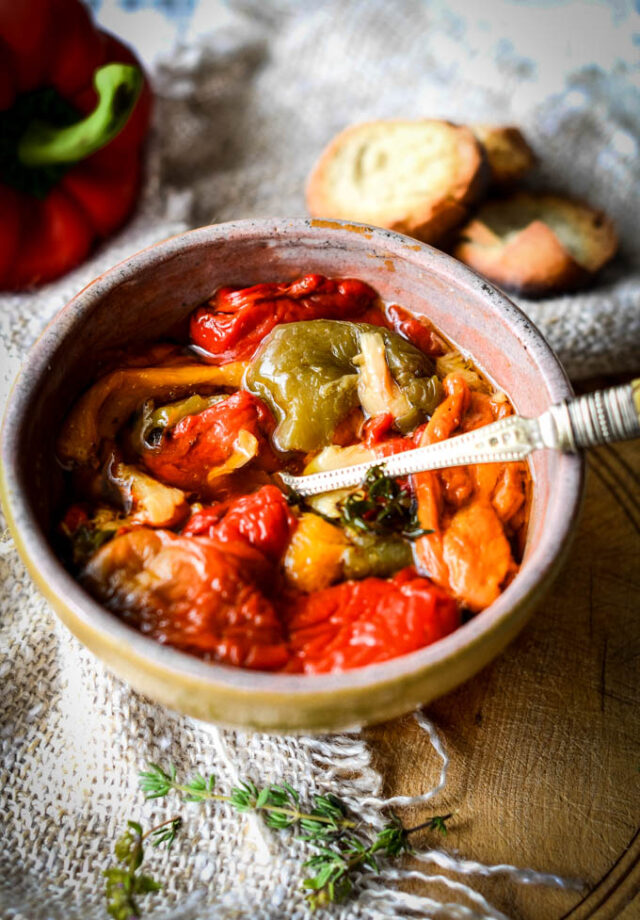 Roasted Peppers Preserved In Olive Oil - Larder Love