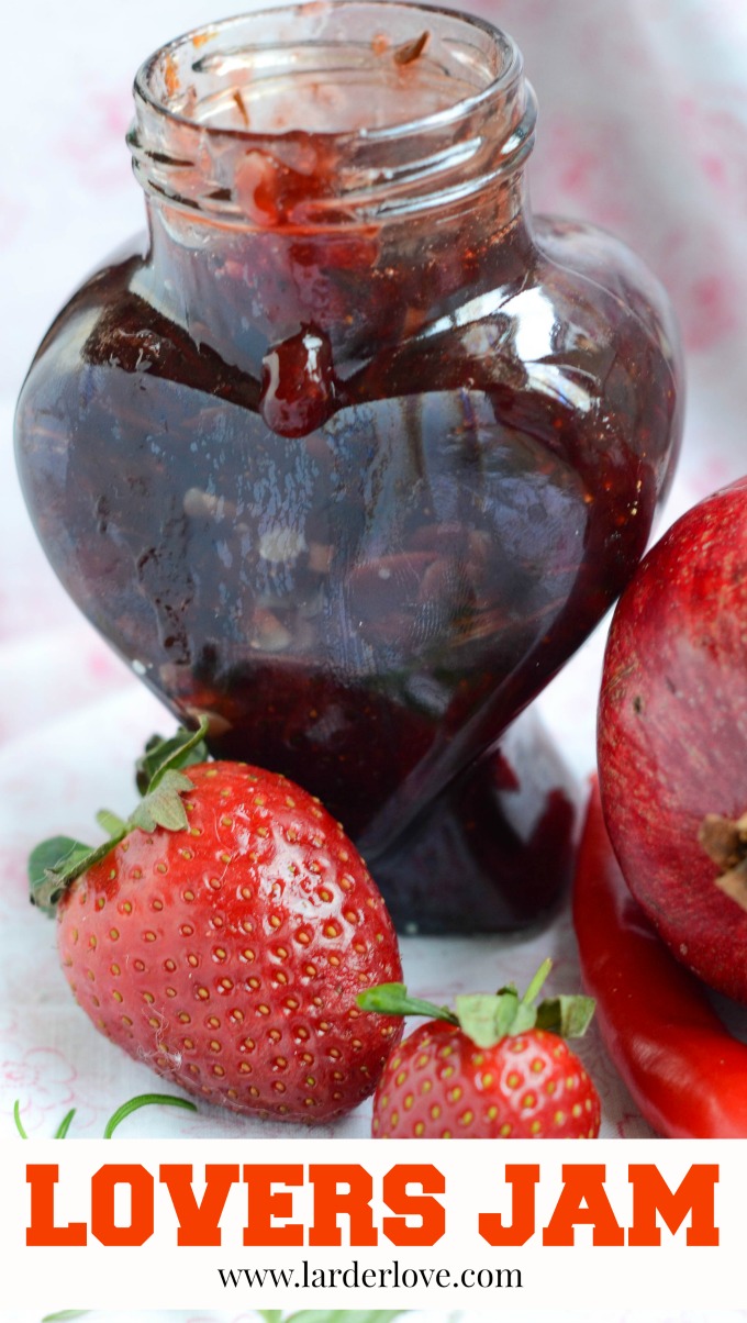 Lover's Strawberry And Pomegranate Jam - Larder Love