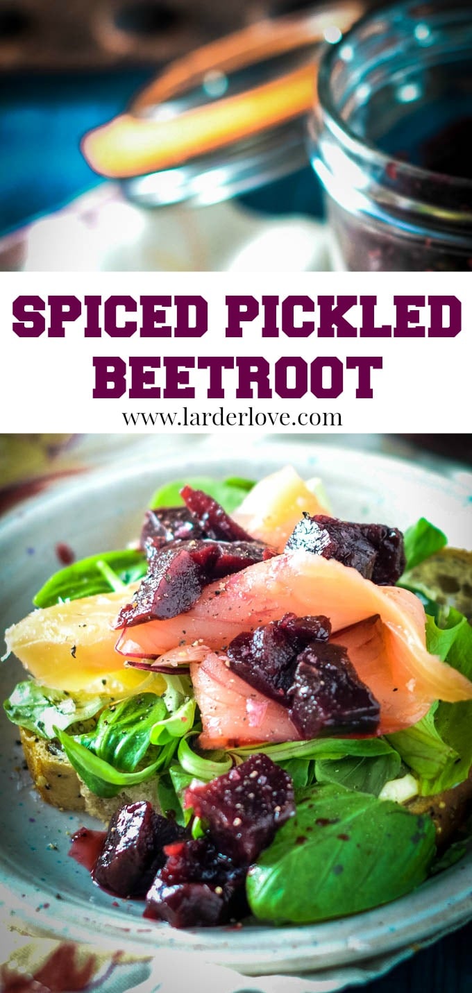 Spiced Pickled Beetroot % Larder Love