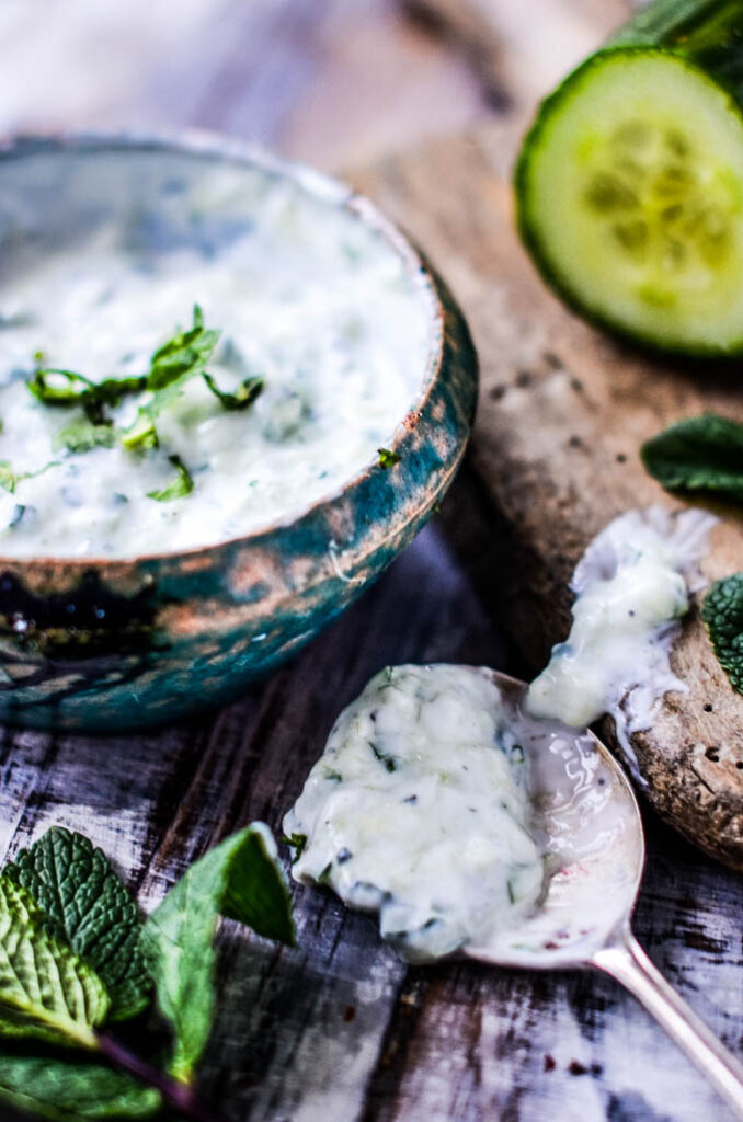 Super Easy Homemade Raita Dip/Sauce - Larder Love