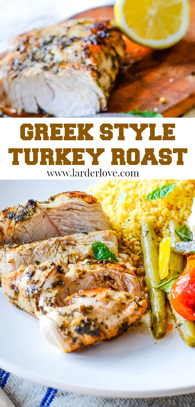 Greek Style Roast Turkey With A Warm Salad - Larder Love