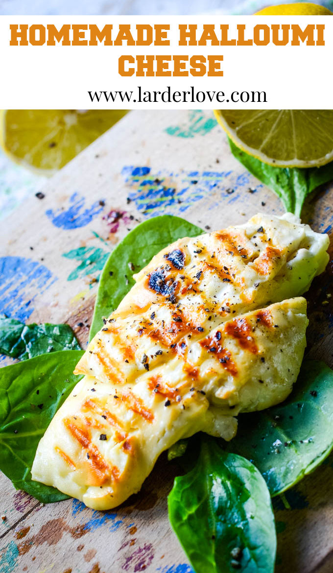 Homemade Halloumi Cheese Recipe - Larder Love