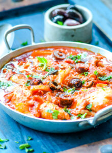 Basque Chicken or Poulet Basquaise - Larder Love