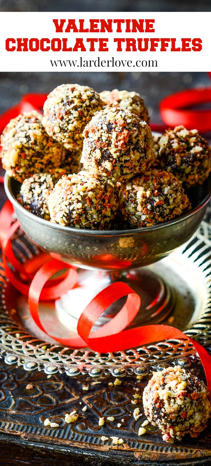 Valentine Chocolate Truffles With Aphrodisiac Spices - Larder Love