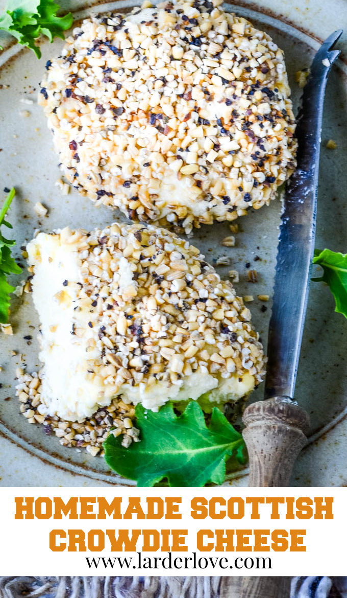Homemade Crowdie Scottish Cheese - Larder Love