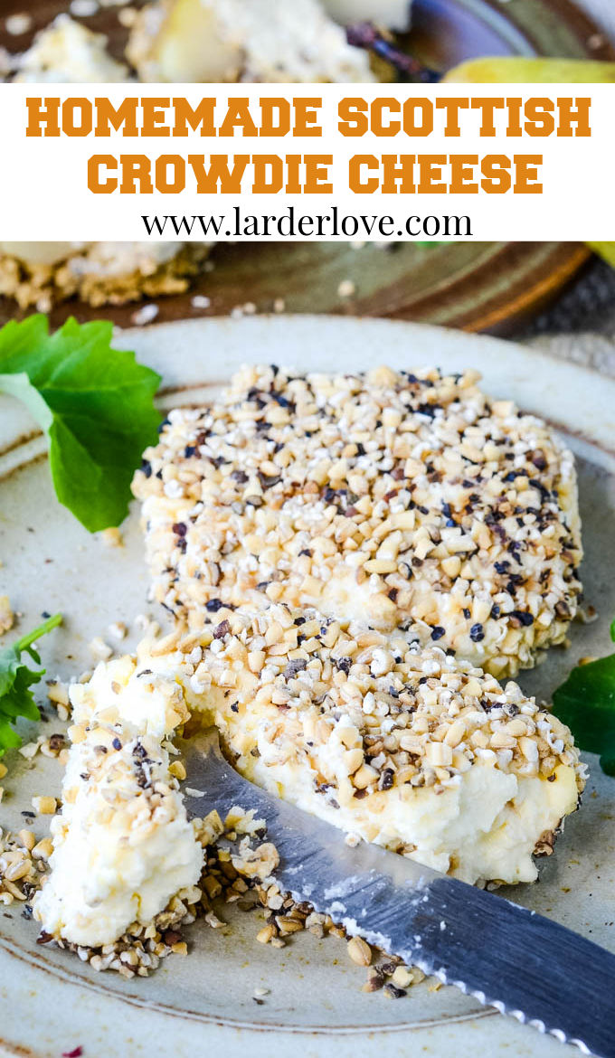Homemade Crowdie Scottish Cheese - Larder Love