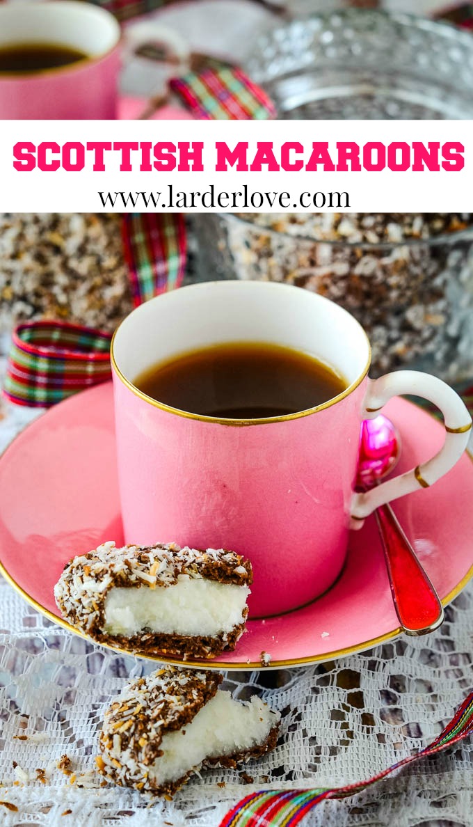 Super Easy Traditional Scottish Macaroons - Larder Love