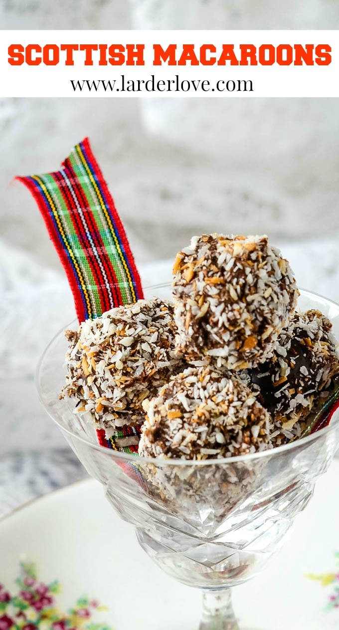 Super Easy Traditional Scottish Macaroons - Larder Love