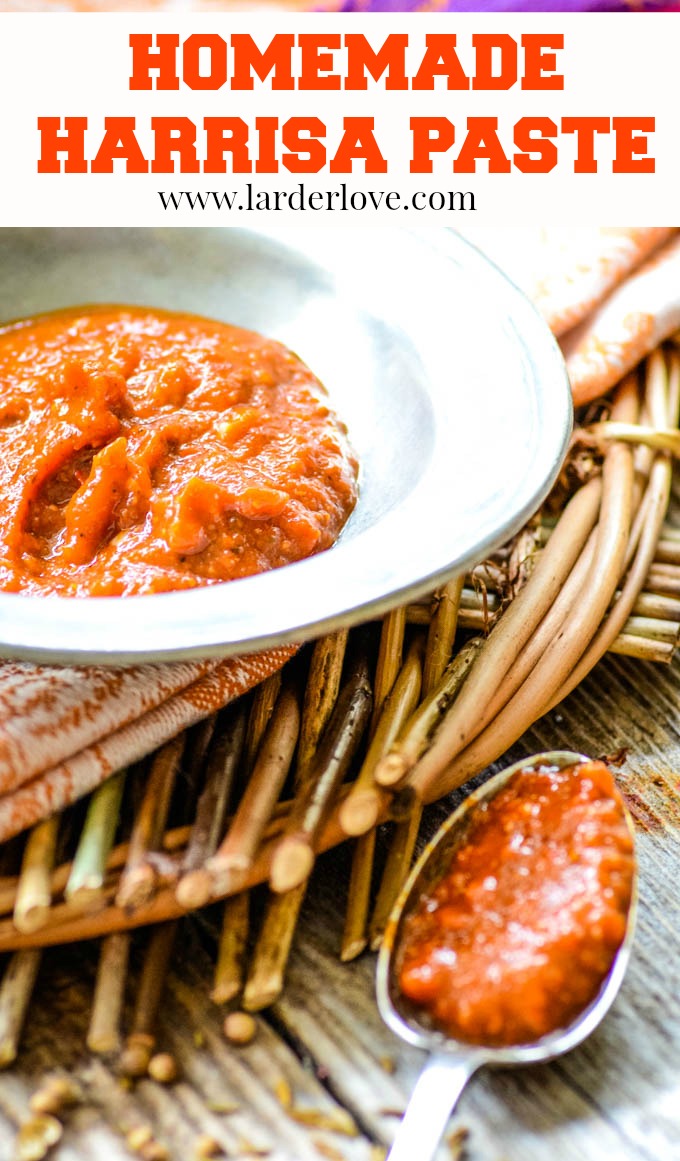 Easy Homemade Harissa Paste Recipe - Larder Love