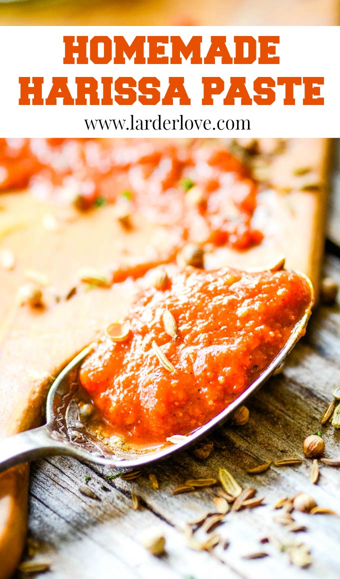 Easy Homemade Harissa Paste Recipe - Larder Love