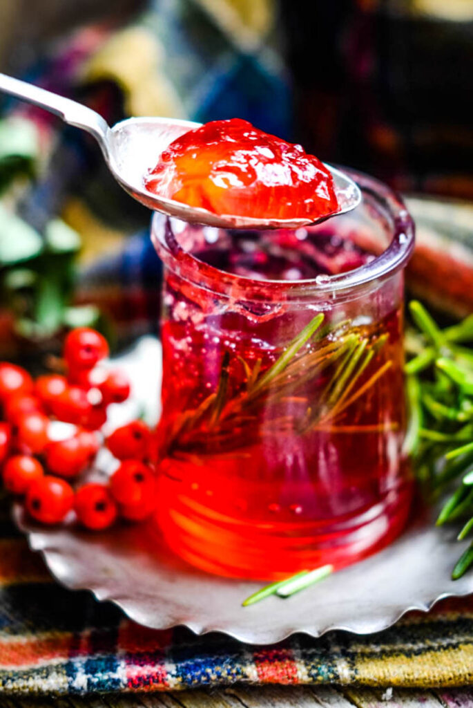 Easy Homemade Rowan Berry Jelly - Larder Love