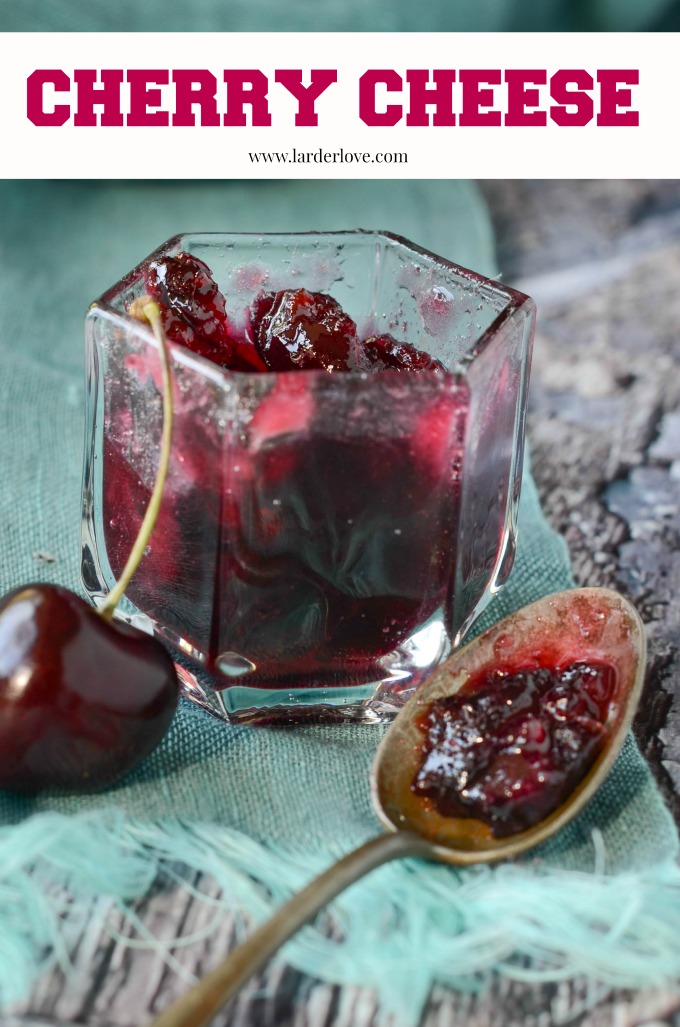 Easy recipe for Spiced Cherry Cheese by larderlove