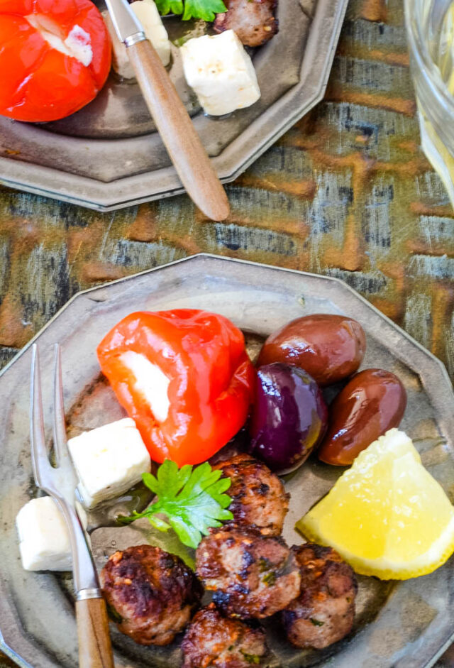 Greek Fried Meatballs (Keftedes/Keftethes) - Larder Love