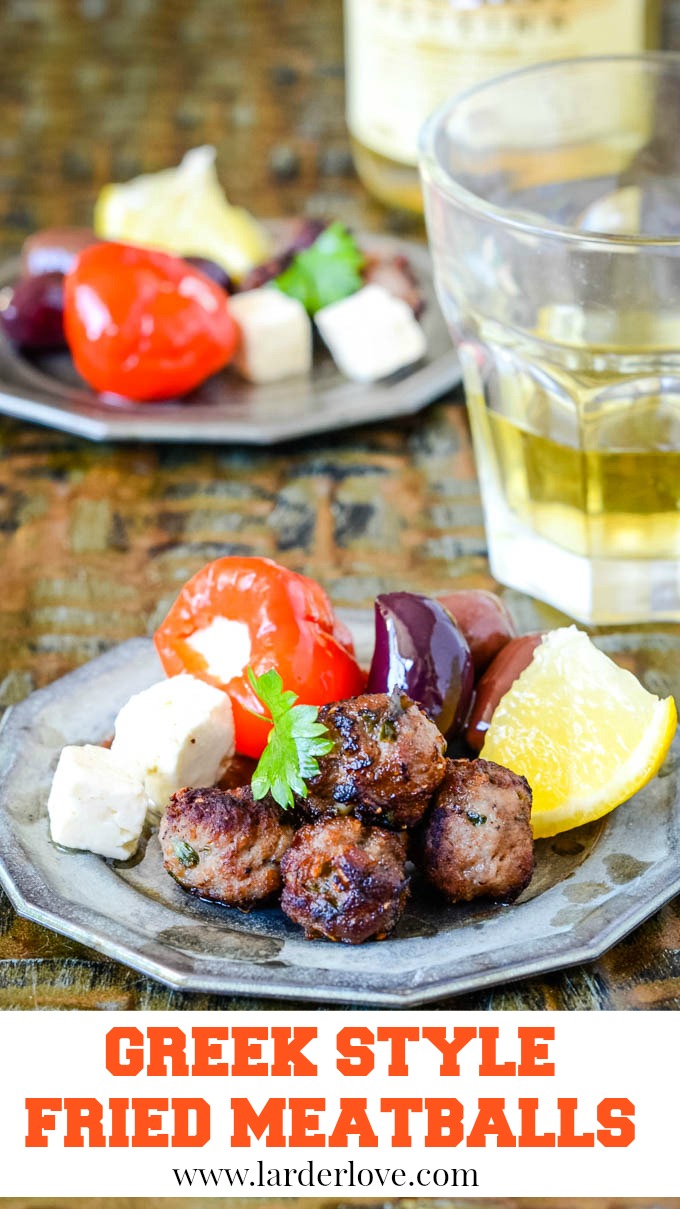 Greek Fried Meatballs (Keftedes/Keftethes) - Larder Love