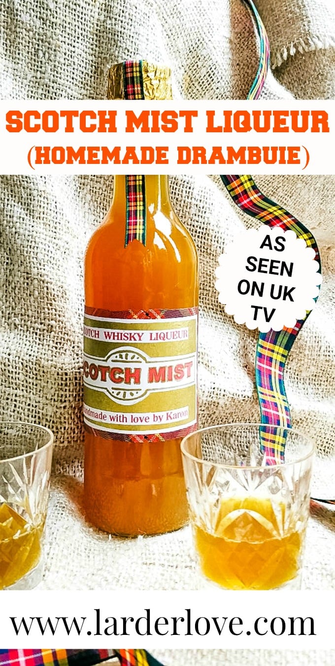 Scotch Mist Liqueur (Homemade Drambuie) - Larder Love
