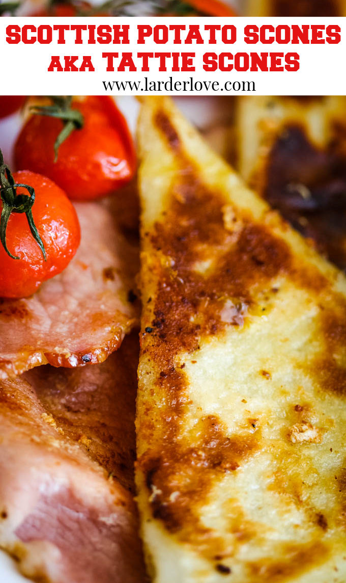 Easy Traditional Scottish Potato Scones (Tattie Scones) - Larder Love