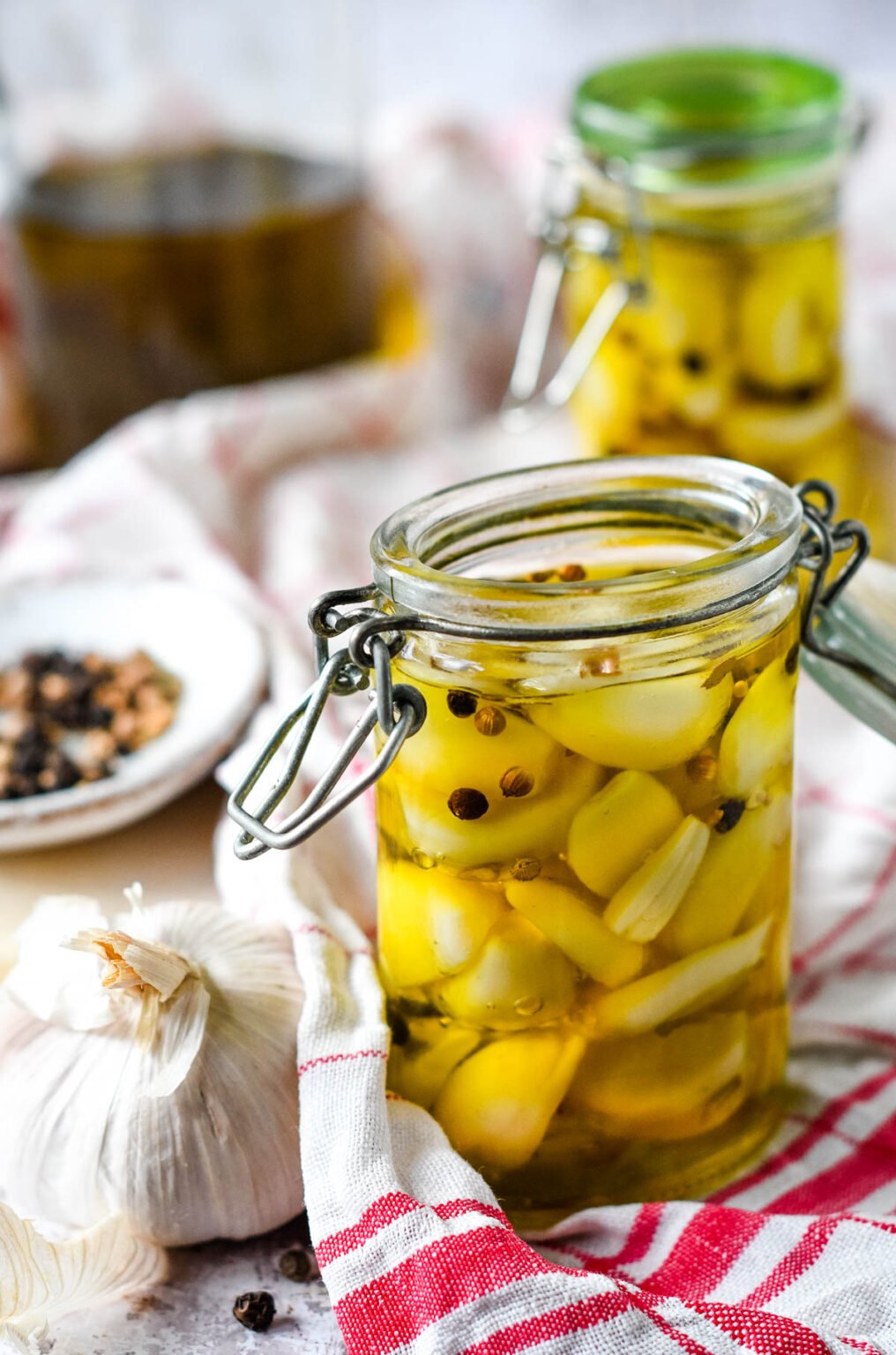 Garlic Confit - French Style Preserved Garlic In Oil - Larder Love