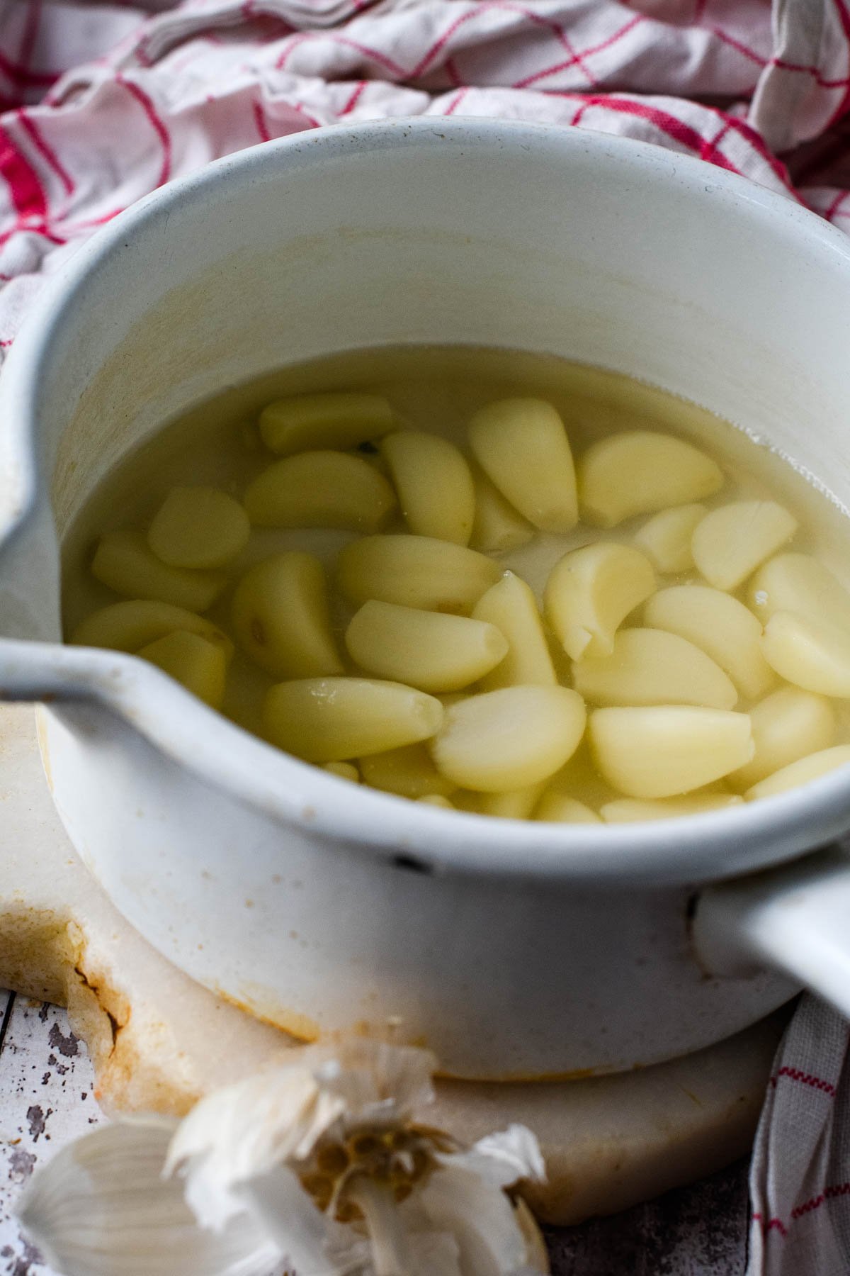 Garlic Confit - French Style Preserved Garlic In Oil - Larder Love