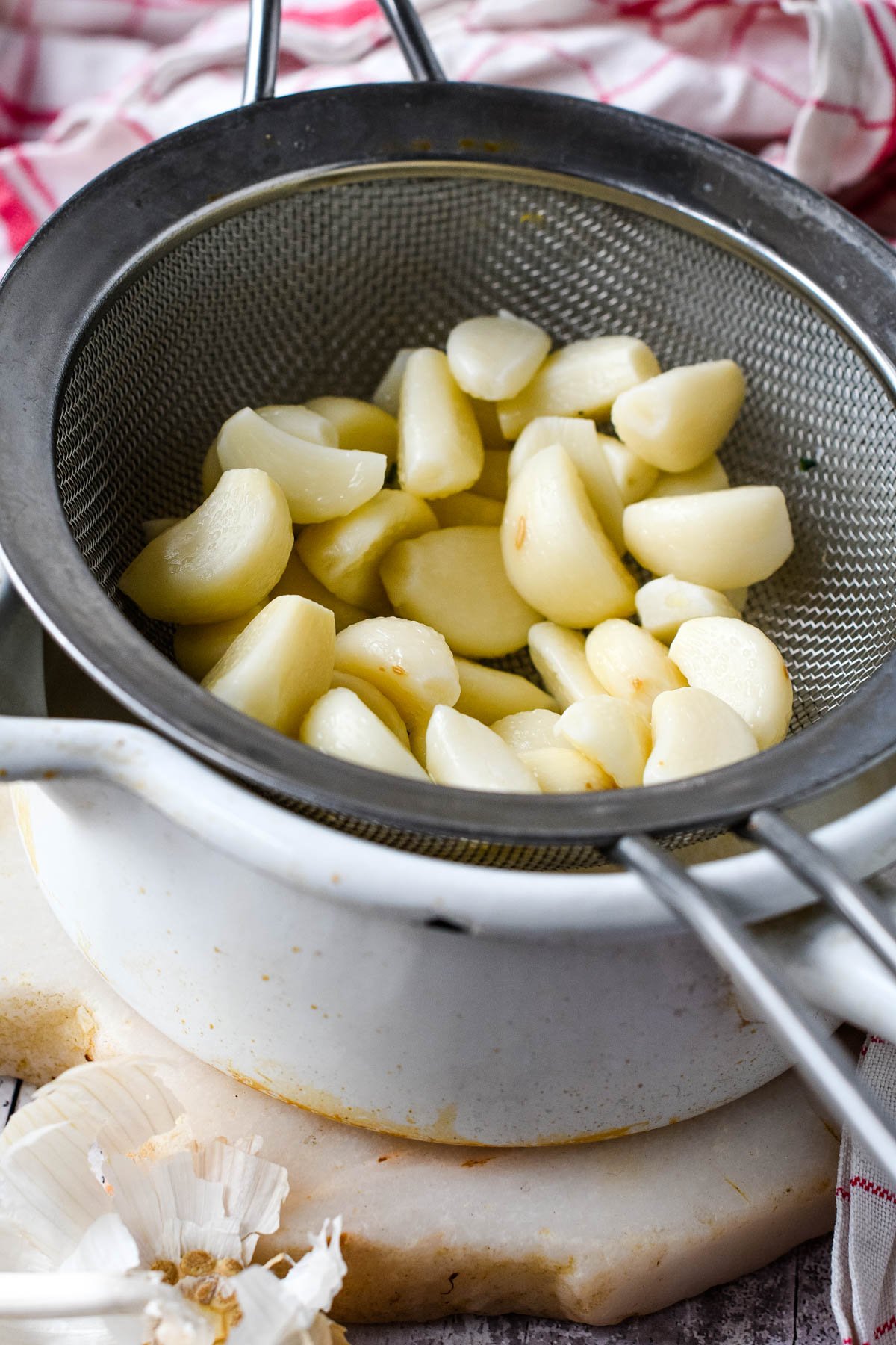 Garlic Confit - French Style Preserved Garlic In Oil - Larder Love