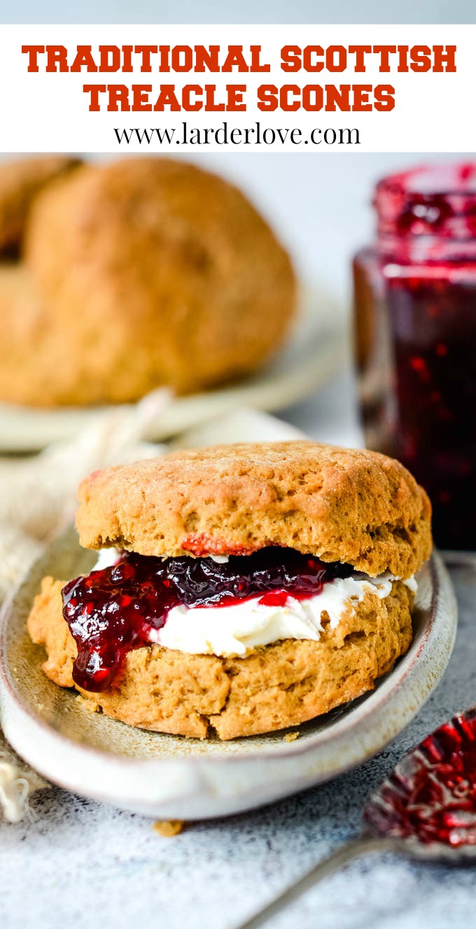 How To Make Traditional Scottish Treacle Scones Larder Love