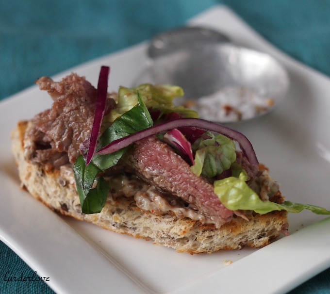 STEAK TOASTSSteak Toasts Larder Love Larder Love