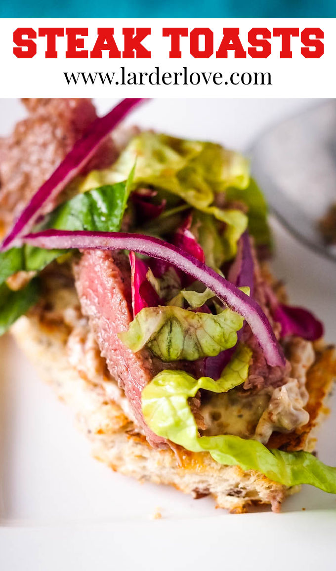 Scottish Steak Toasts Like Italian Bruschetta - Larder Love