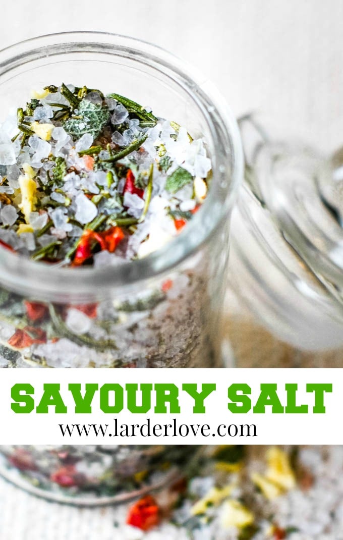 Homemade Savoury Seasoning Salt - Larder Love