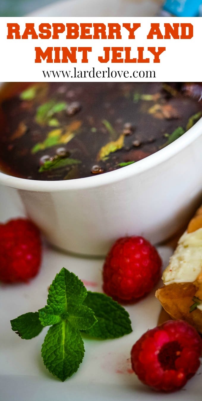 4 Ingredient Scottish Raspberry And Mint Jelly - Larder Love