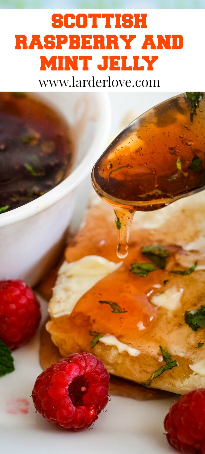 4 Ingredient Scottish Raspberry And Mint Jelly - Larder Love