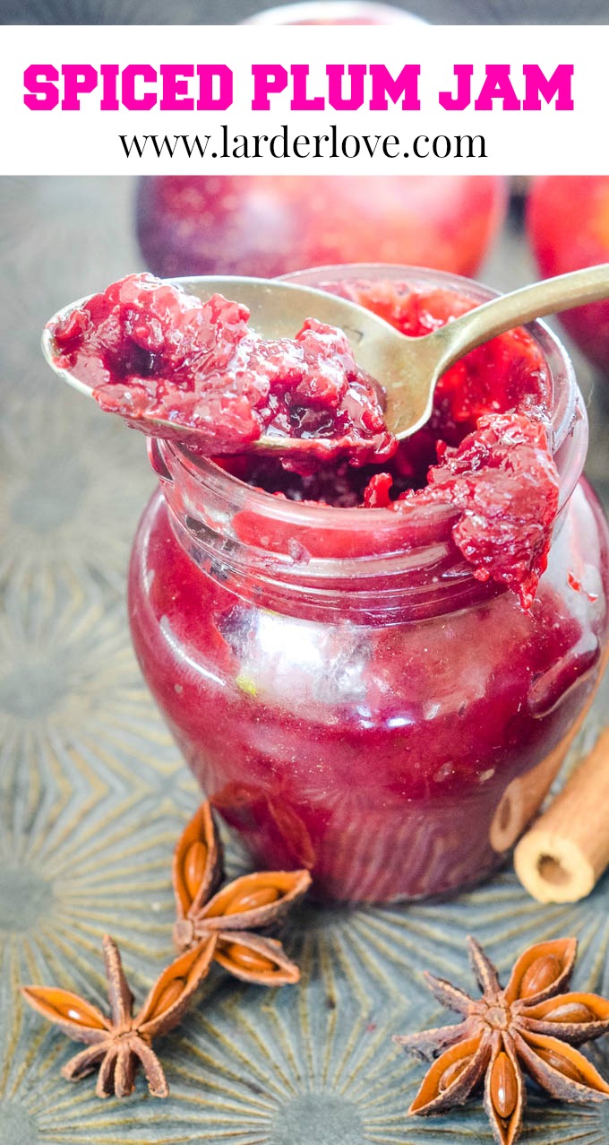 Completely Sugar Free Spiced Plum Jam - Larder Love