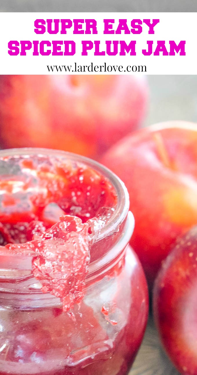 Completely Sugar Free Spiced Plum Jam - Larder Love
