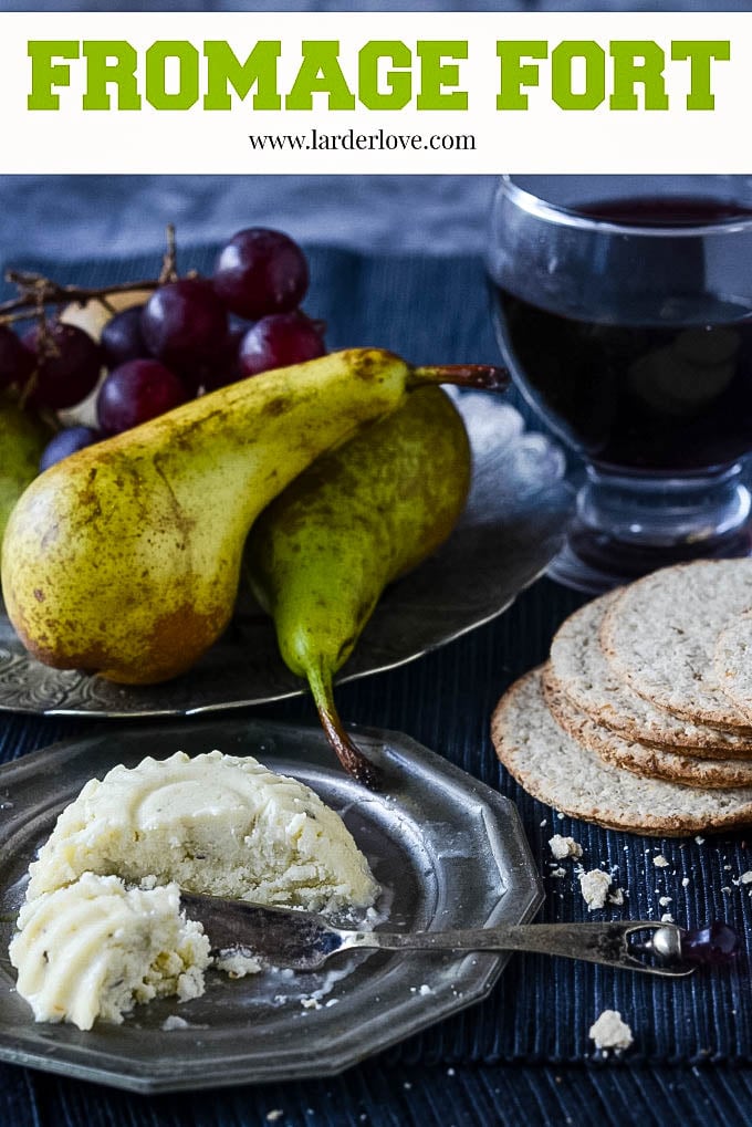 Fromage fort a simple cheese spread by larderlove