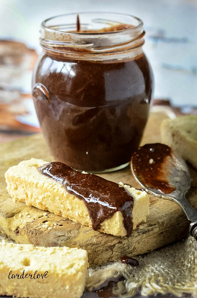 Spread the love by making your own homemade nutella by larderlove