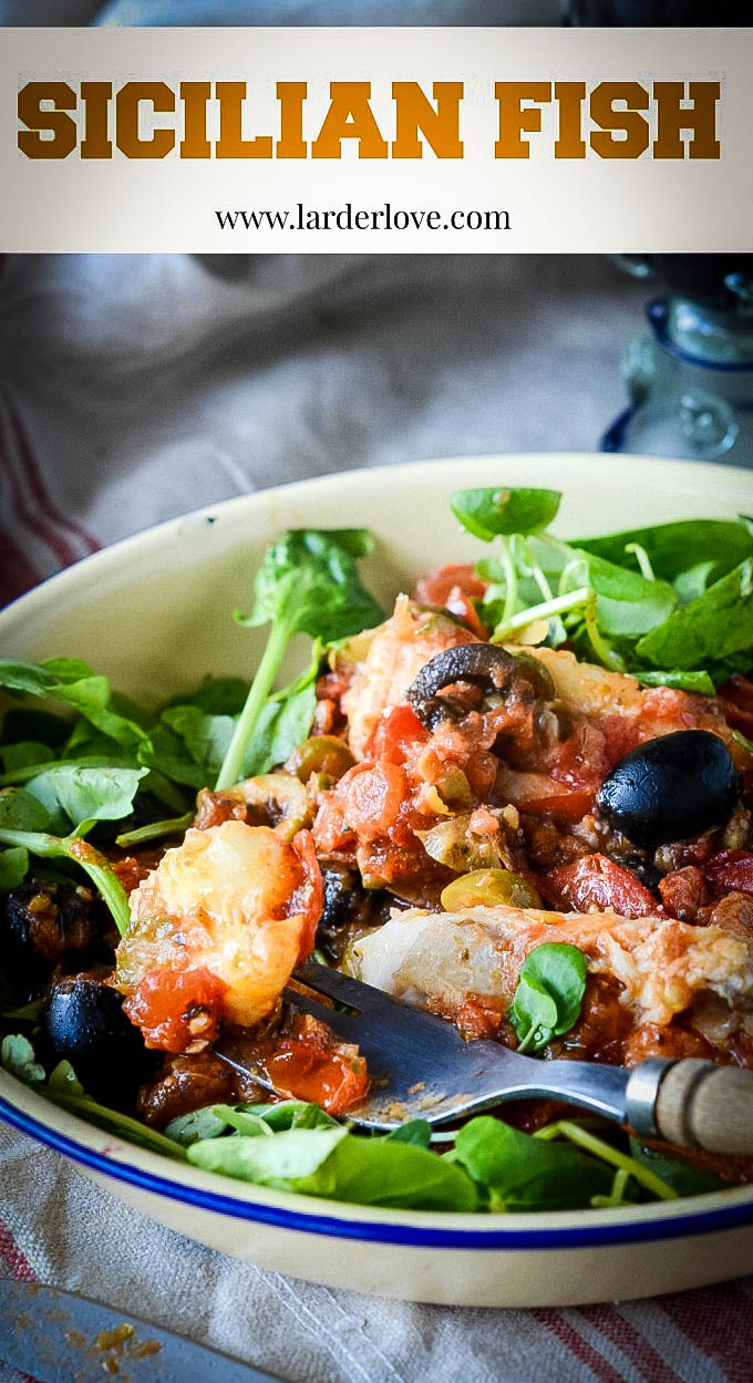A super simple and healthy recipe for Sicilain fish by larderlove