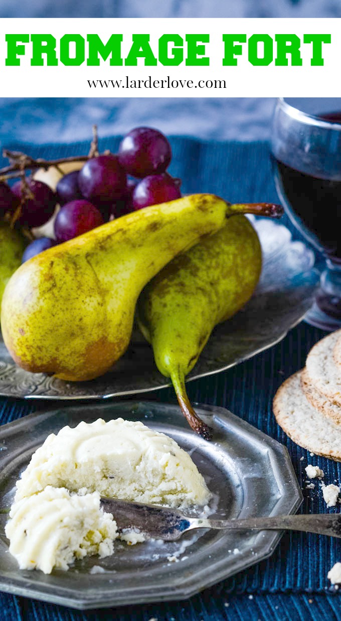 Fromage Fort (French Style Potted Cheese Spread) - Larder Love