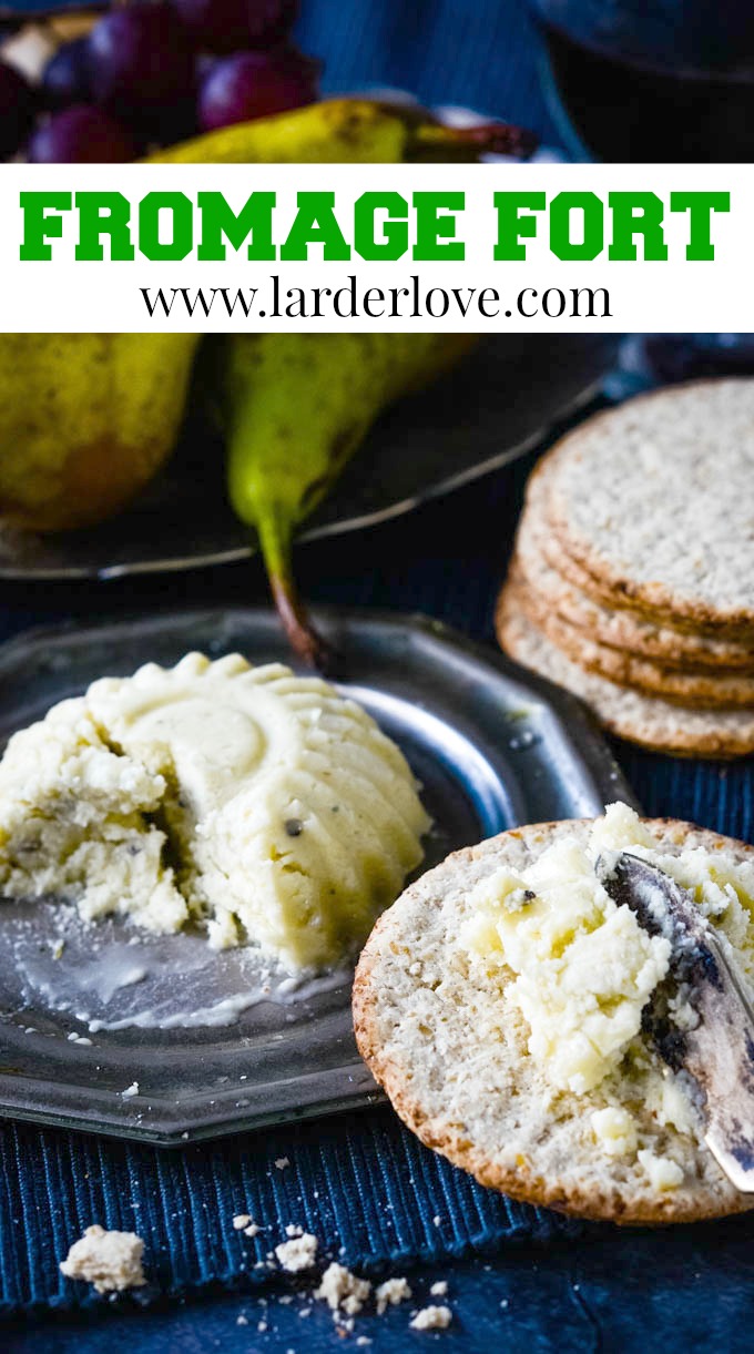 Fromage Fort (French Style Potted Cheese Spread) - Larder Love