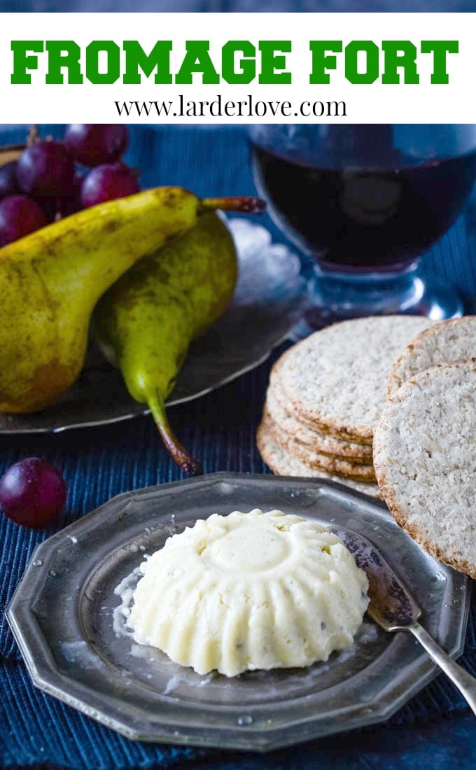 Fromage Fort (French Style Potted Cheese Spread) - Larder Love