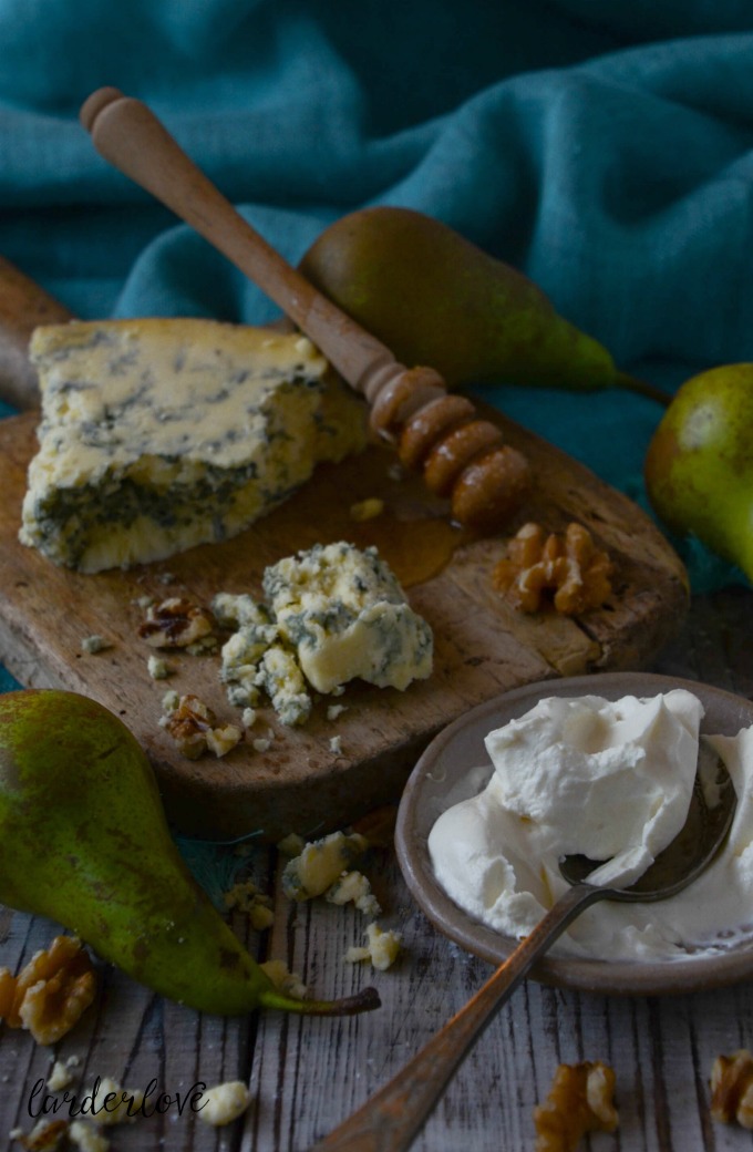 Super simple Stilton pear and walnut dip to add fun and flavour to anything