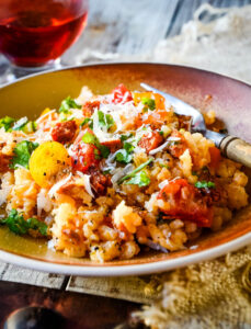 Super Quick And Easy Chorizo and Tomato Risotto - Larder Love
